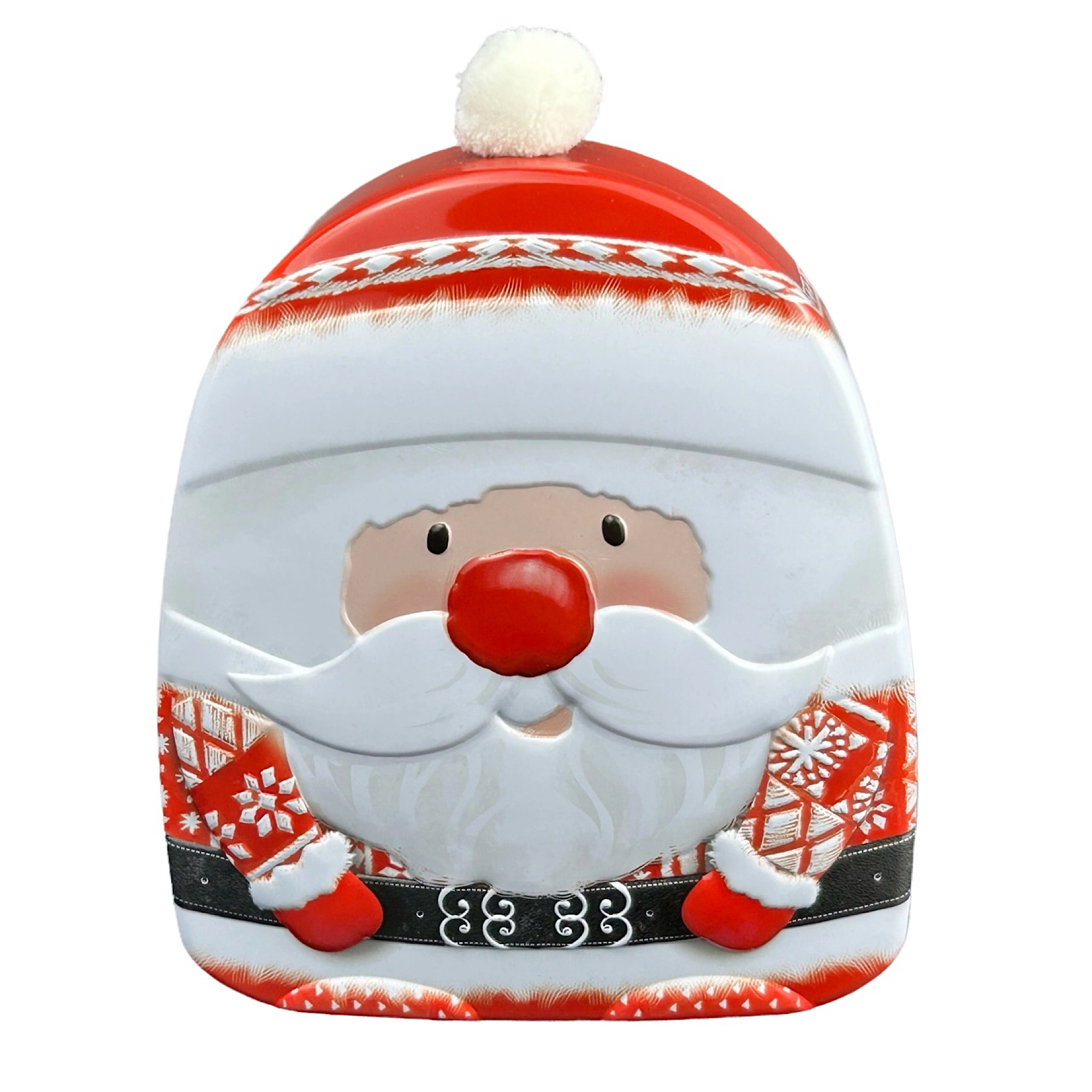 Santa mit Mütze - wunderschöne kleine Gebäckdose - MediMuc GmbH & Co KG