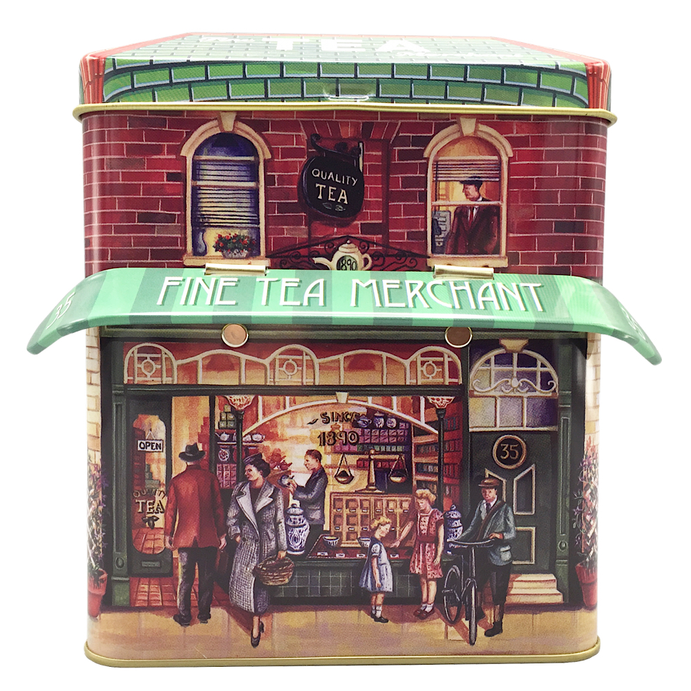 Geschenkdose: Kleines Haus Tea mit Vordach - MediMuc GmbH & Co KG